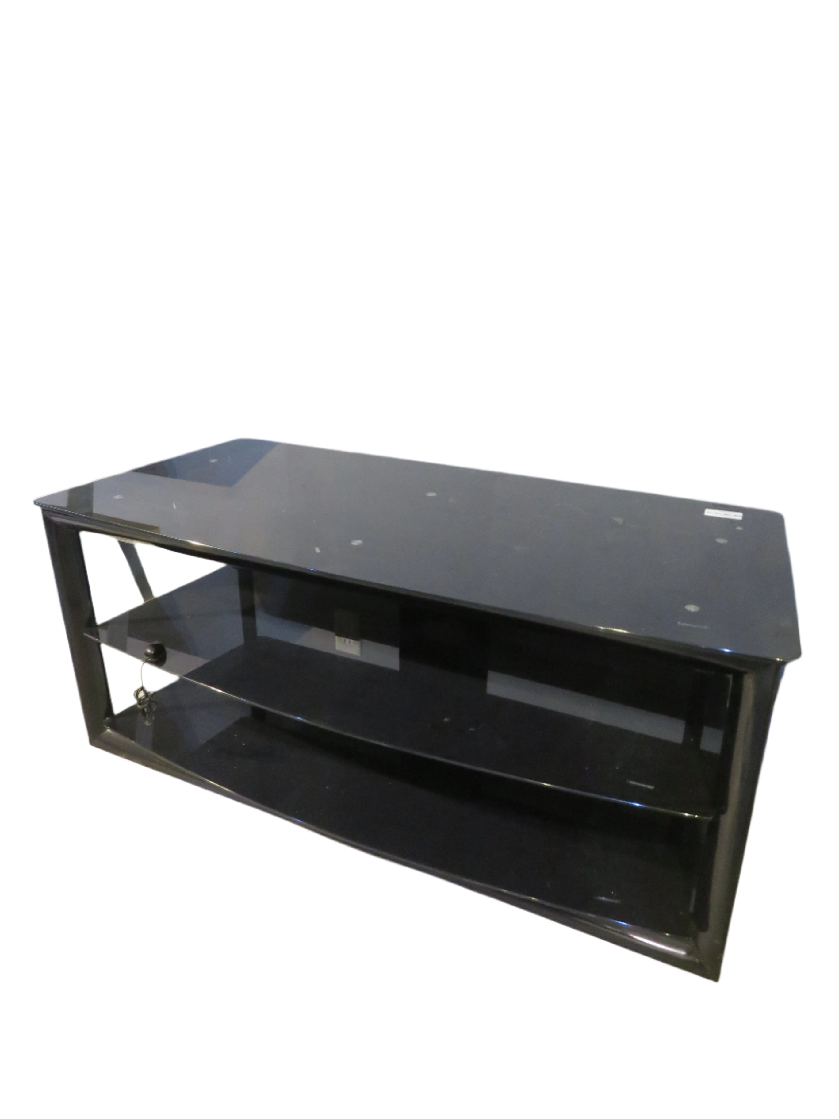 Black Glass T.V Stand – Habitat ReStore GTA