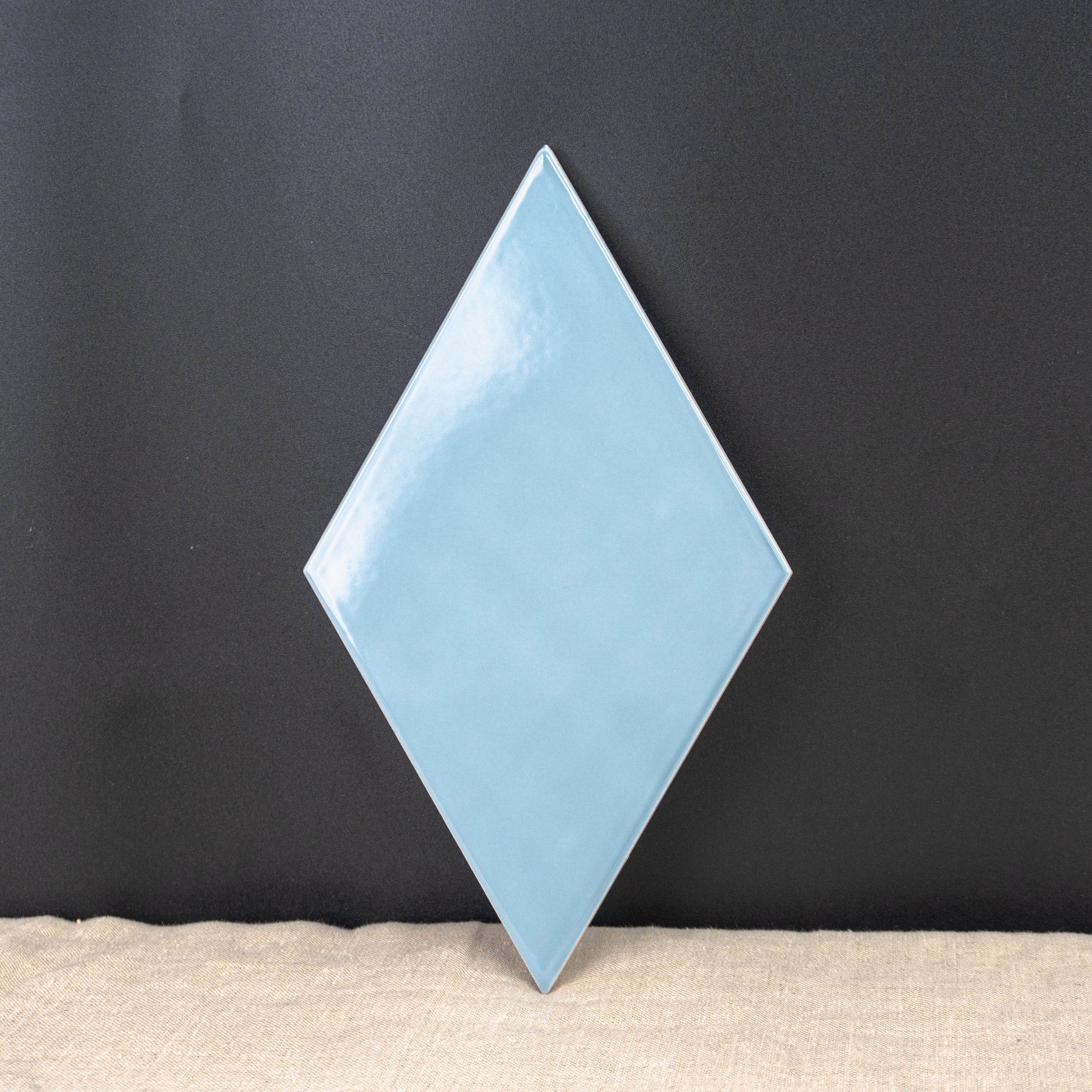 6" x 10" Ash Blue Rhombus Ceramic Wall Tile 50 pcs (9.5 sq. ft/box ...