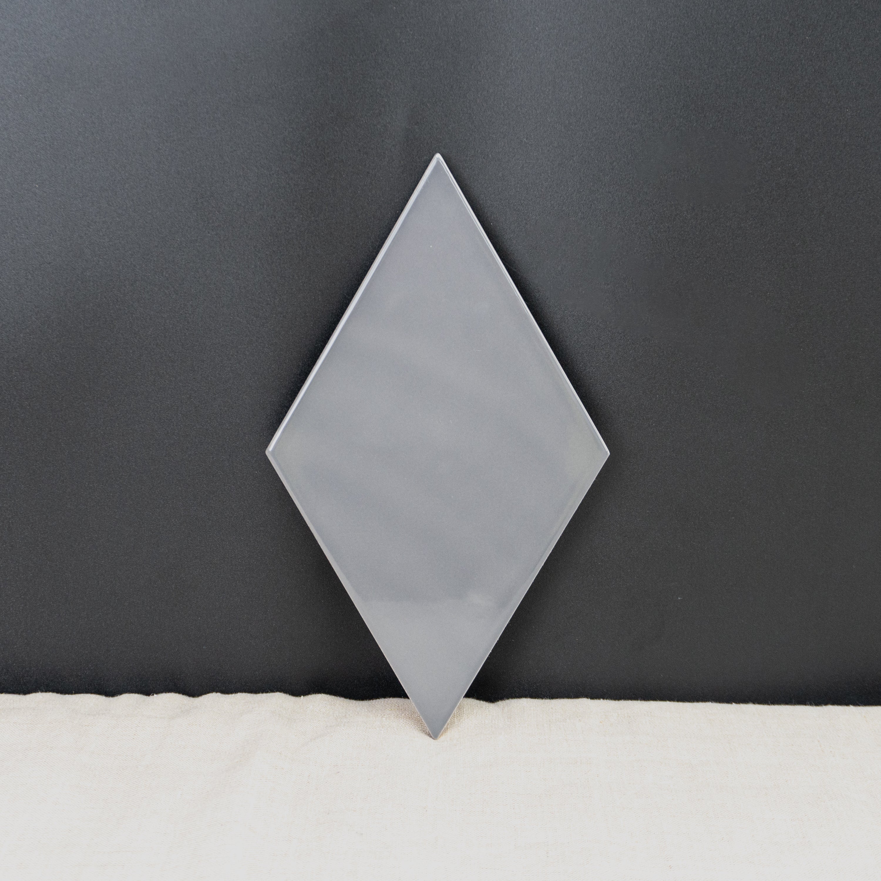 6" x 10" Dark Grey Rhombus Ceramic Wall Tile 50 pcs (9.5 sq ft/box) 50 ...