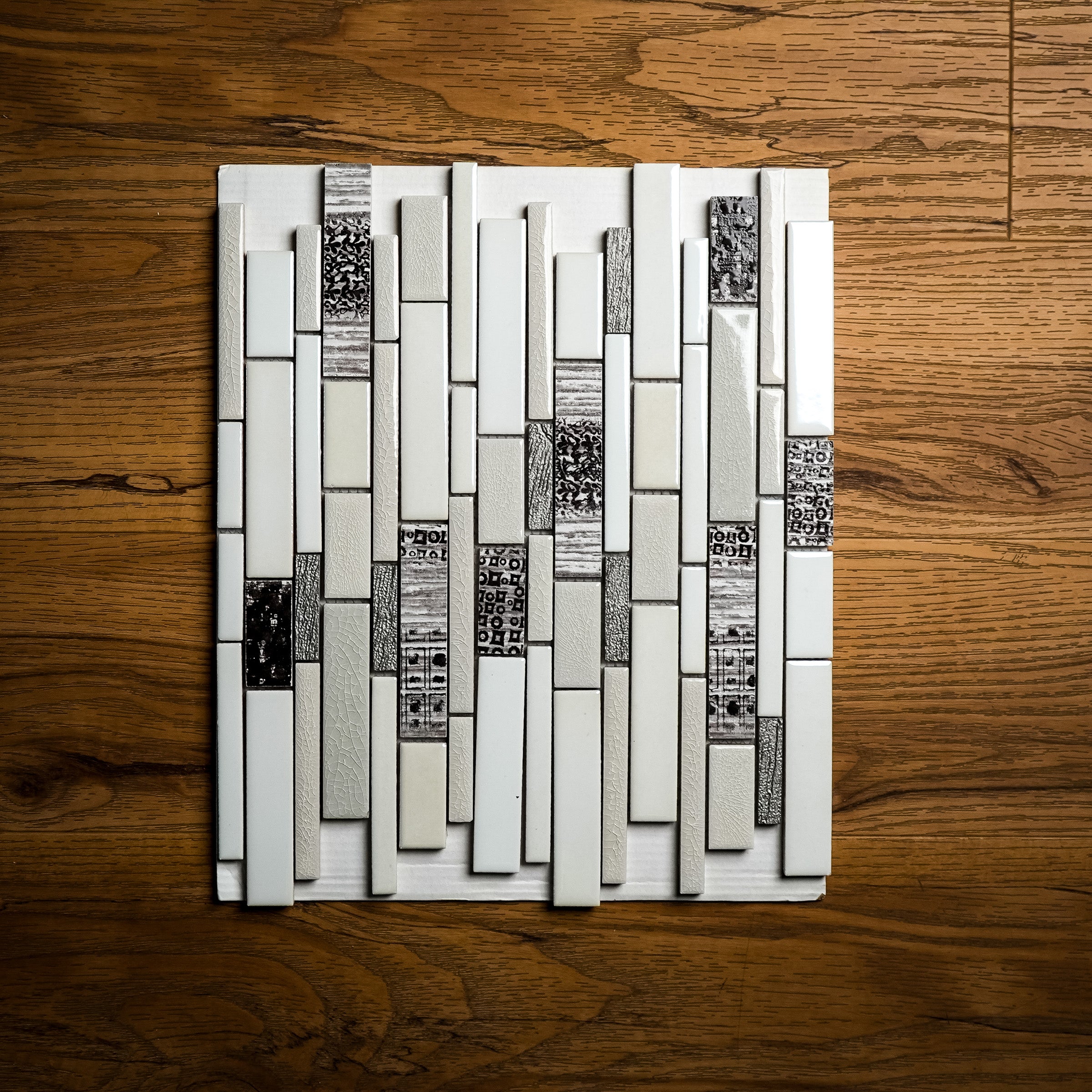 12" x 15" Pearl White Mosaic Tile 10.44 sq. ft. (10 per box) – Habitat ...