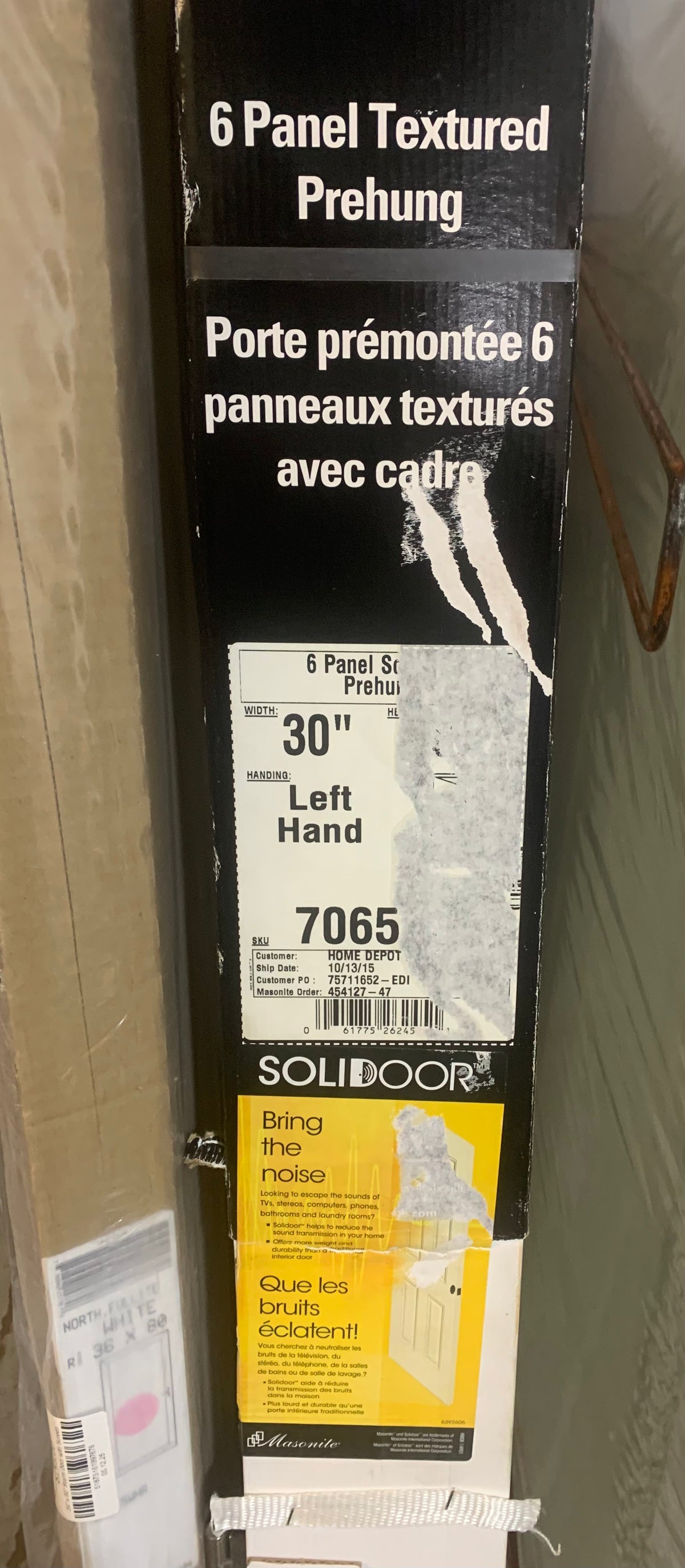 Masonite 30-inch x 78-inch x 4 9/16 Prehung Interior Door LH – Habitat ...