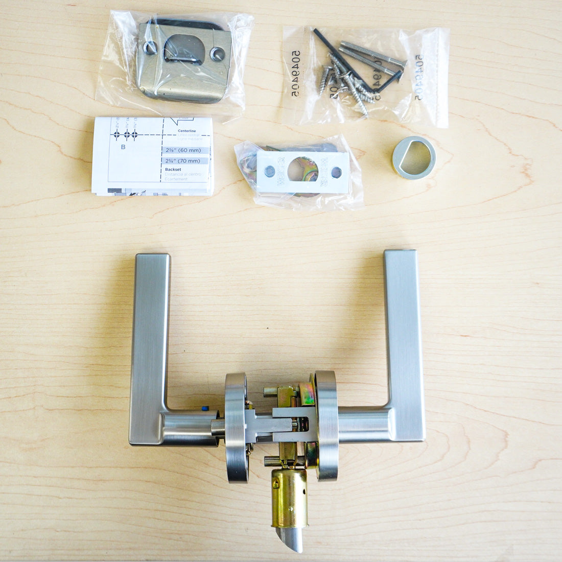 Weiser Halifax Round Privacy Lever in Satin Chrome – 9SPVL3310-002 ...