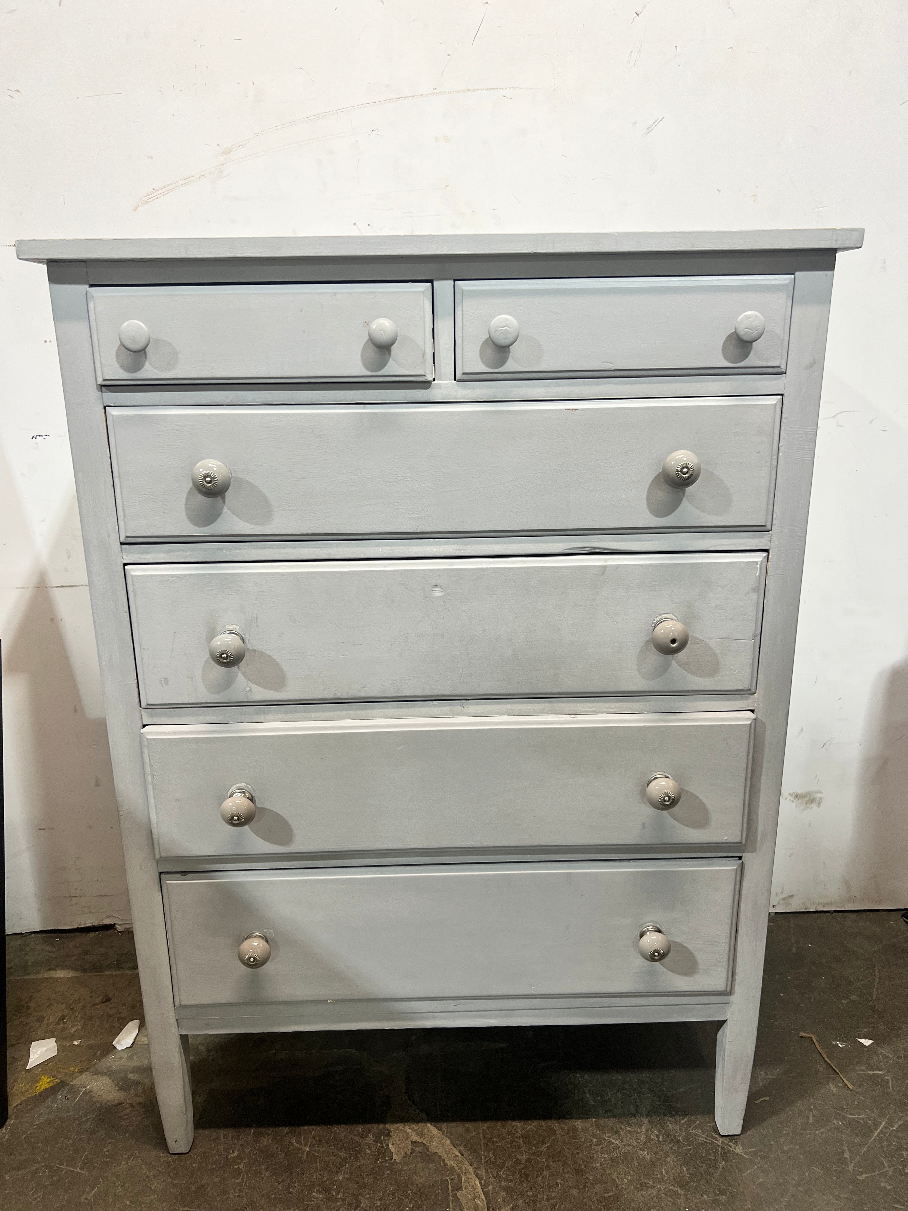 Gray 6-Drawer Tallboy Dresser – Habitat ReStore GTA