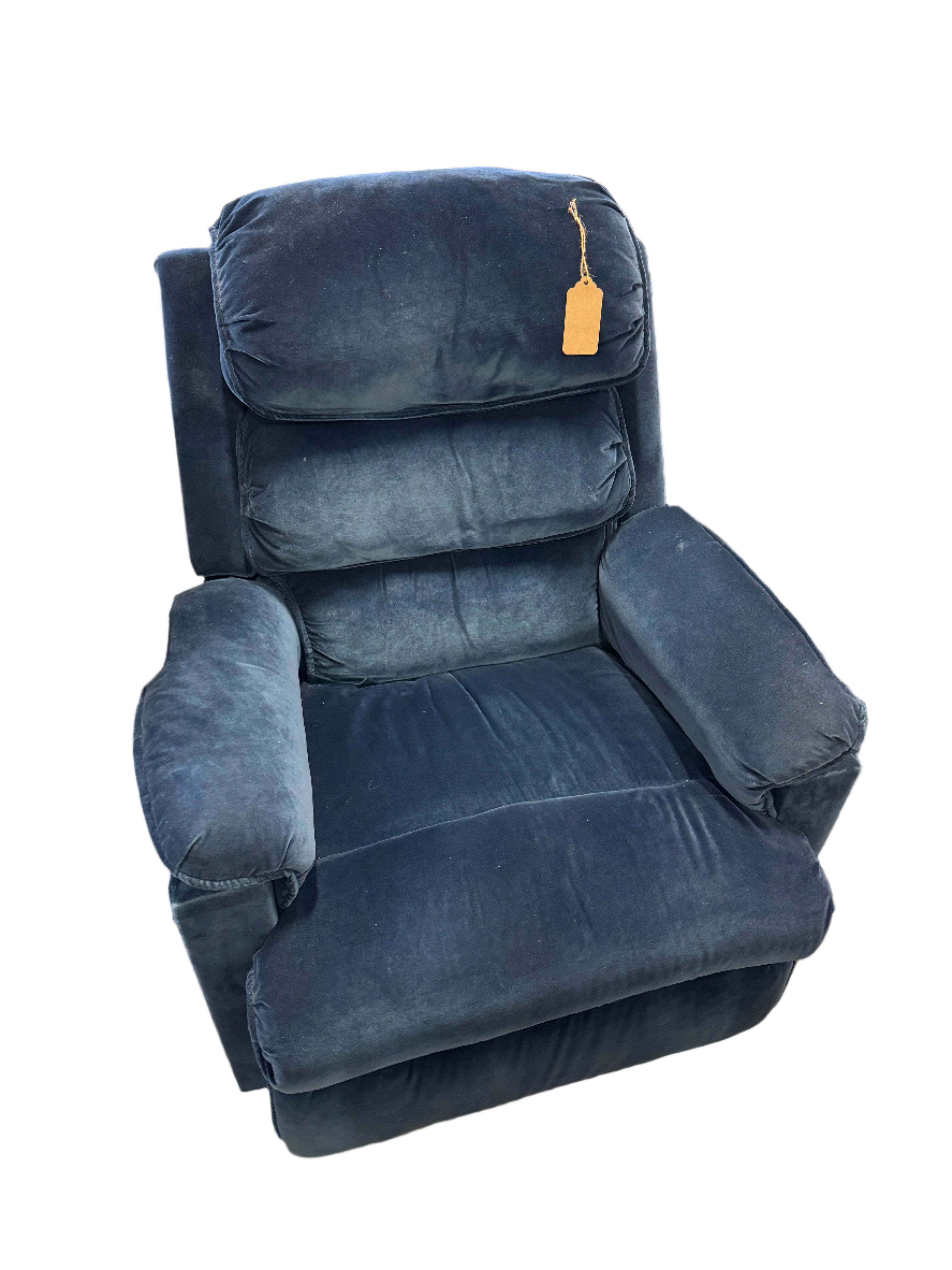 Blue Velvet Recliner Chair – Habitat ReStore GTA