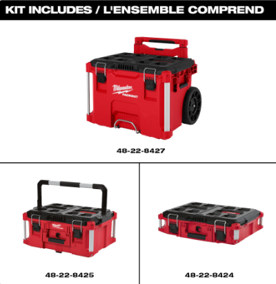 Milwaukee Tool 22-inch Packout Modular Tool Box Storage System ...