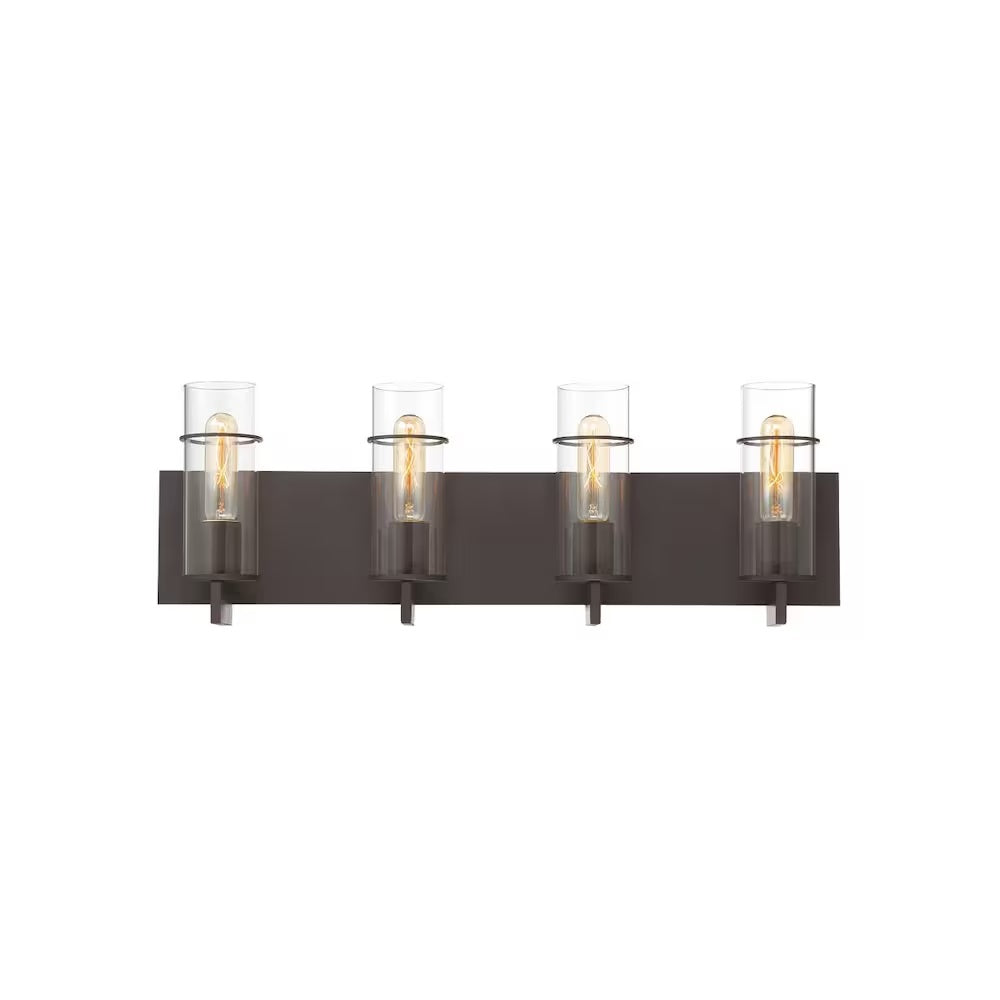 Pista 4-Light LED Vanity Light Fixture in Bronze – Habitat ReStore GTA