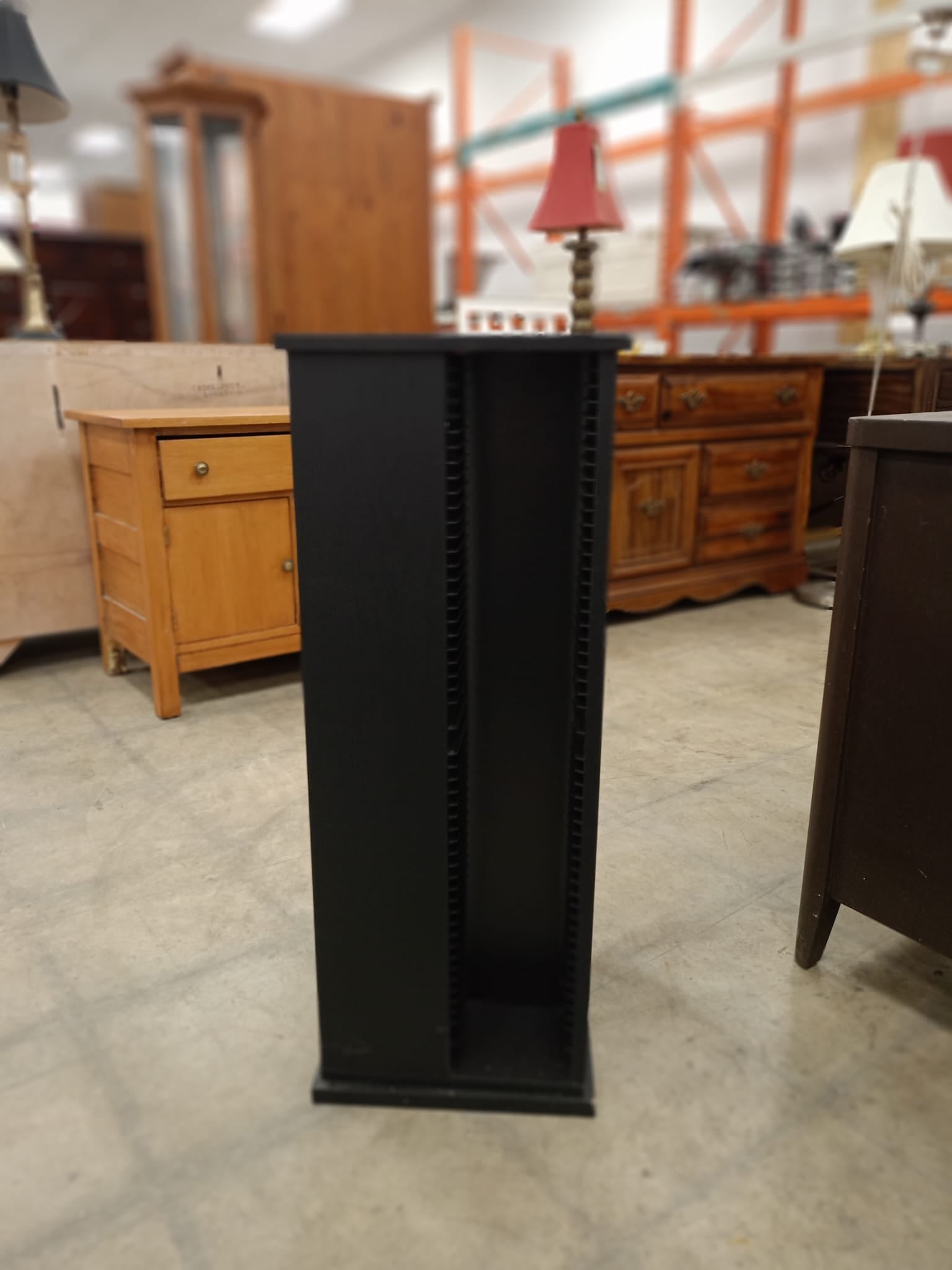 Black Rotating CD Storage Tower – Habitat ReStore GTA