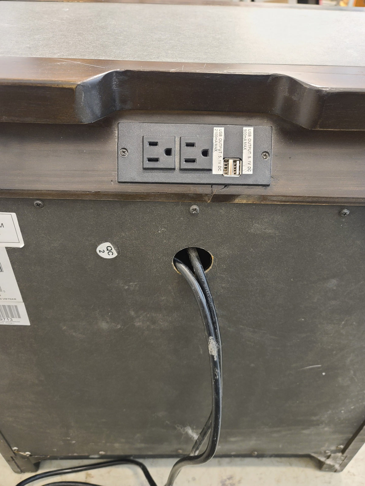 Side Table with Charging Station – Habitat ReStore GTA