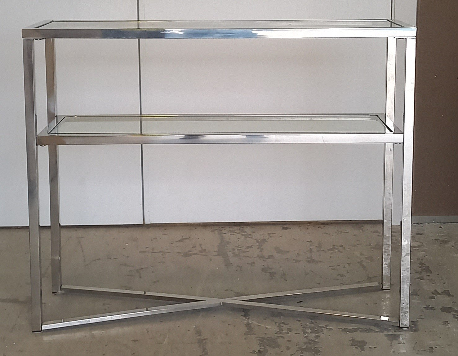 Glass Console Table – Habitat ReStore GTA